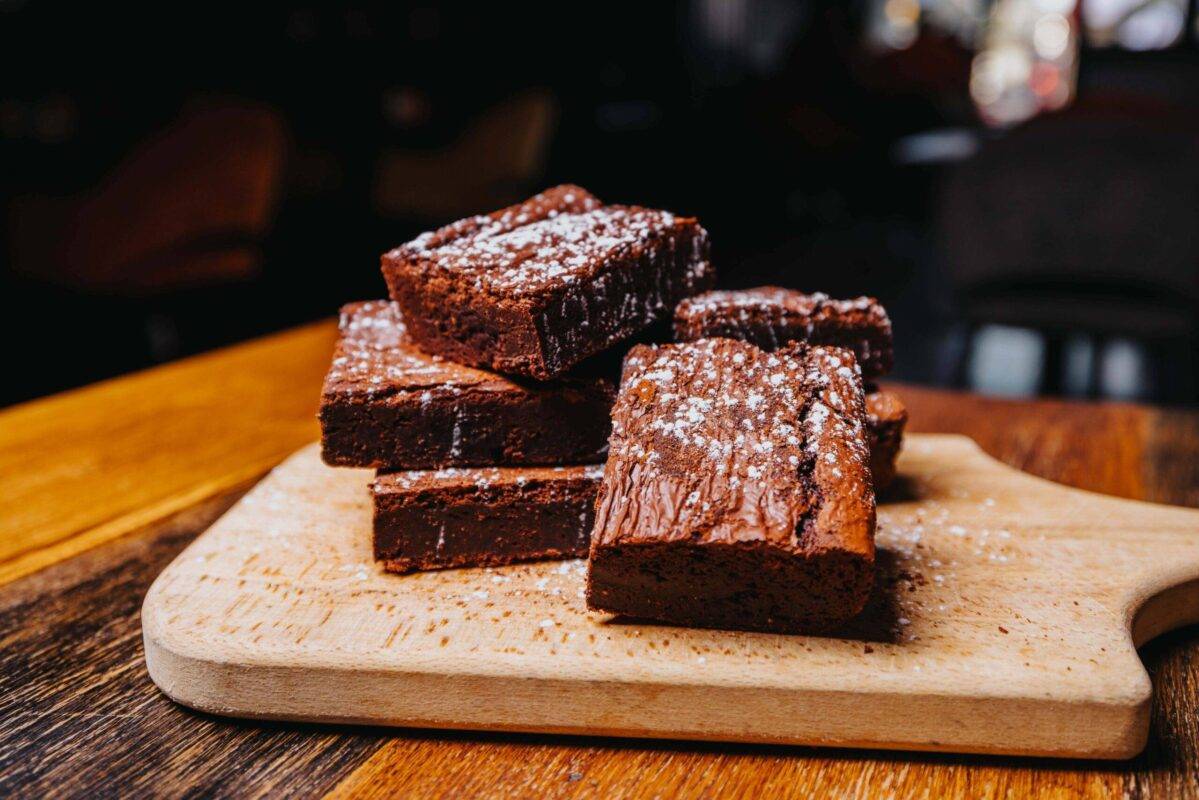 Chocolate Brownie Traybake - Hook & Ladder Café